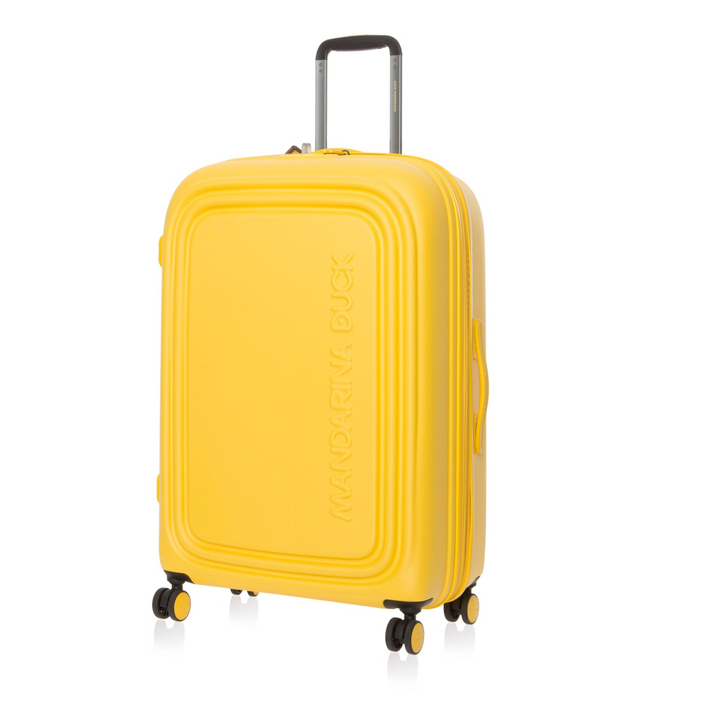 Logoduck Yellow Large Expandable Trolley – Mandarina Duck India